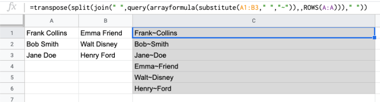 Merge Two Columns Using QUERY: Google Sheets (Step By Step Example) – > script everything