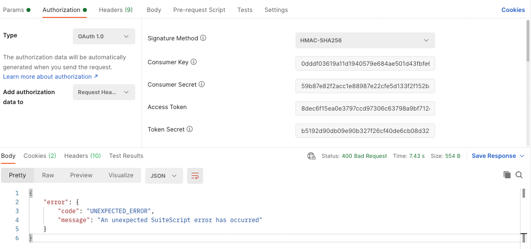 Suitescript Unexpectederror With Restlet Script Everything 0421