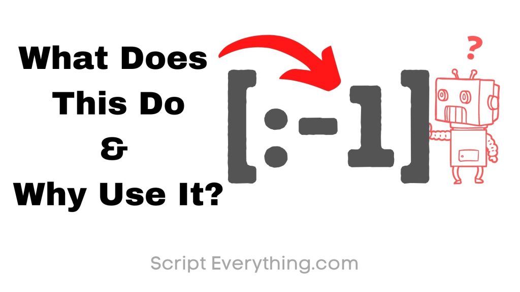 What Does 1 In Python Mean And Why Use It 
